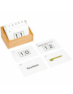 Tarjetas de actividades - Tablas de seguín | Montessori Matemáticas