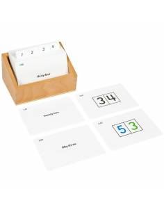 Tarjetas de actividades - Tablas de seguín nº 1 | Montessori Matemáticas