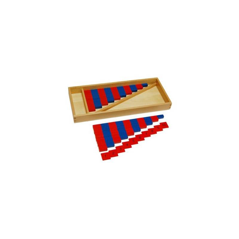 Listones rojos y azules