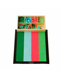 Lona para el Juego de estampas decimal Montessori | Matemáticas Montessori